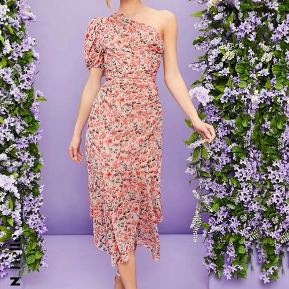 SHEIN | Dresses | Super Cute Pink Midi Dress | Poshmark